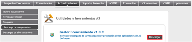 Instalar Gestor de Licencias manualmente (GL)